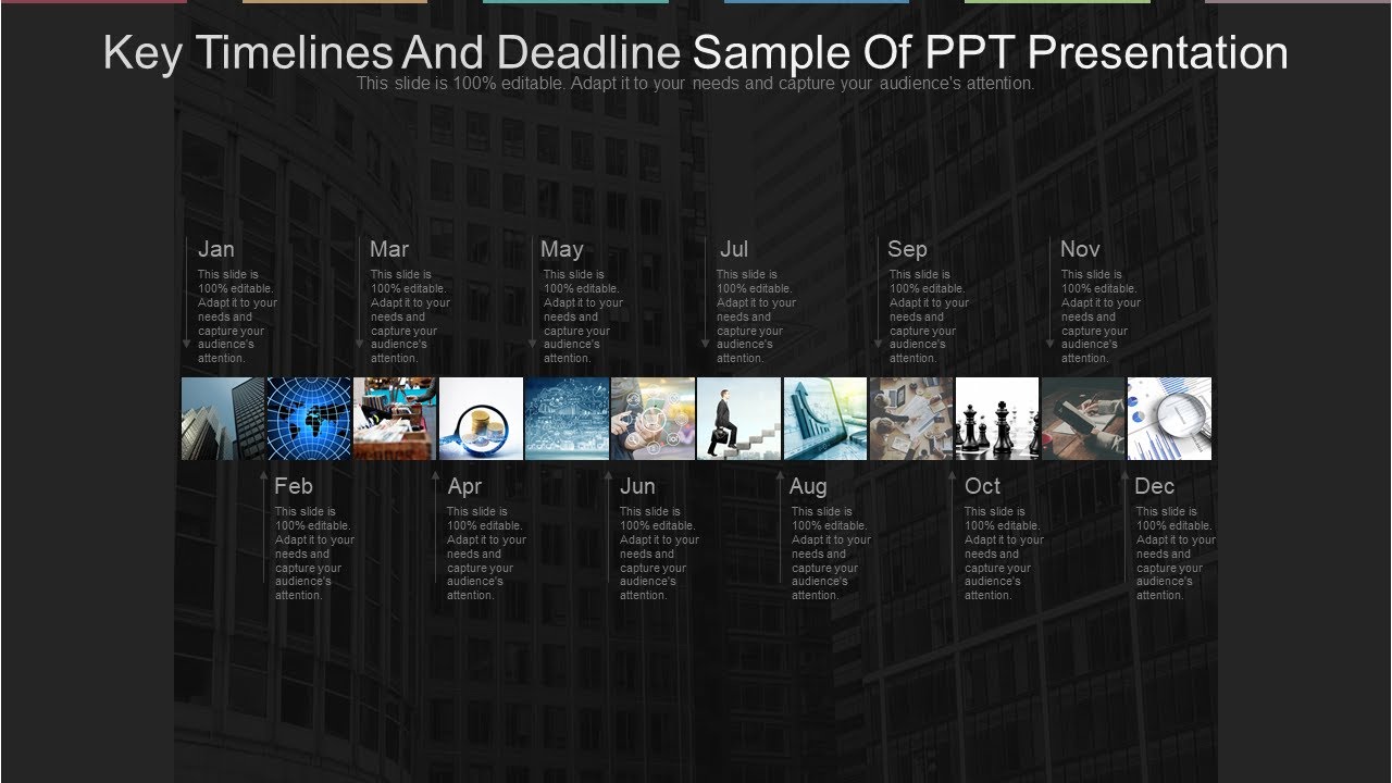 Key Timelines And Deadline Sample Of Ppt Presentation - YouTube