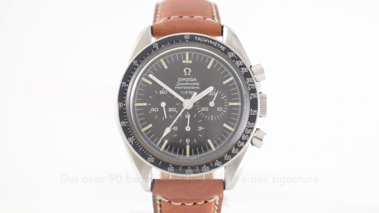 Omega vintage Speedmaster Professional dot over 90 & Meister signature ...