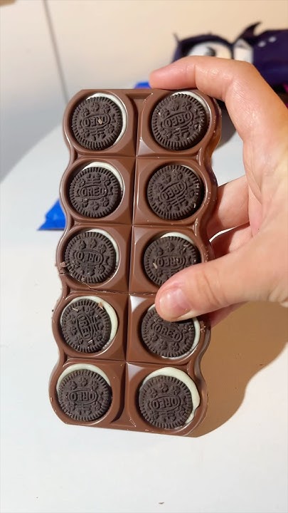 ASMR Oreo Milka Chocolate Bar #oreo #asmr #chocolate - YouTube
