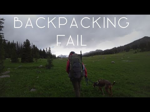 Sisters Backpacking Fail - Wind Rivers - TMWE S3 E103 - YouTube