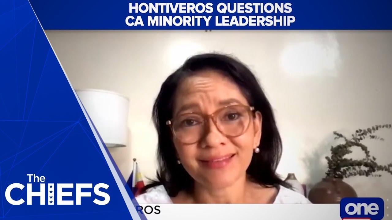 It's clear that Sen. Pimentel and I are Senate minority--Hontiveros ...