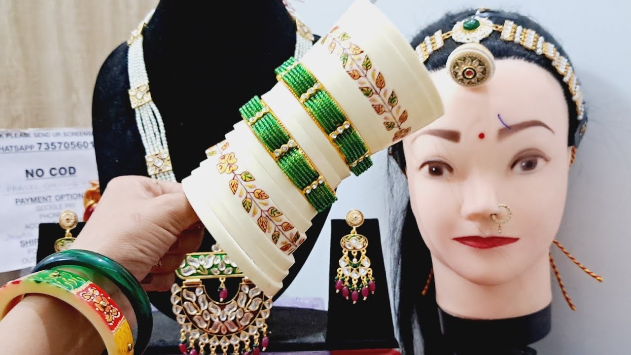 New Rajputi Bangles/Chuda/Kade/Suhag Chuda Collection 2023😍 Rajputi ...