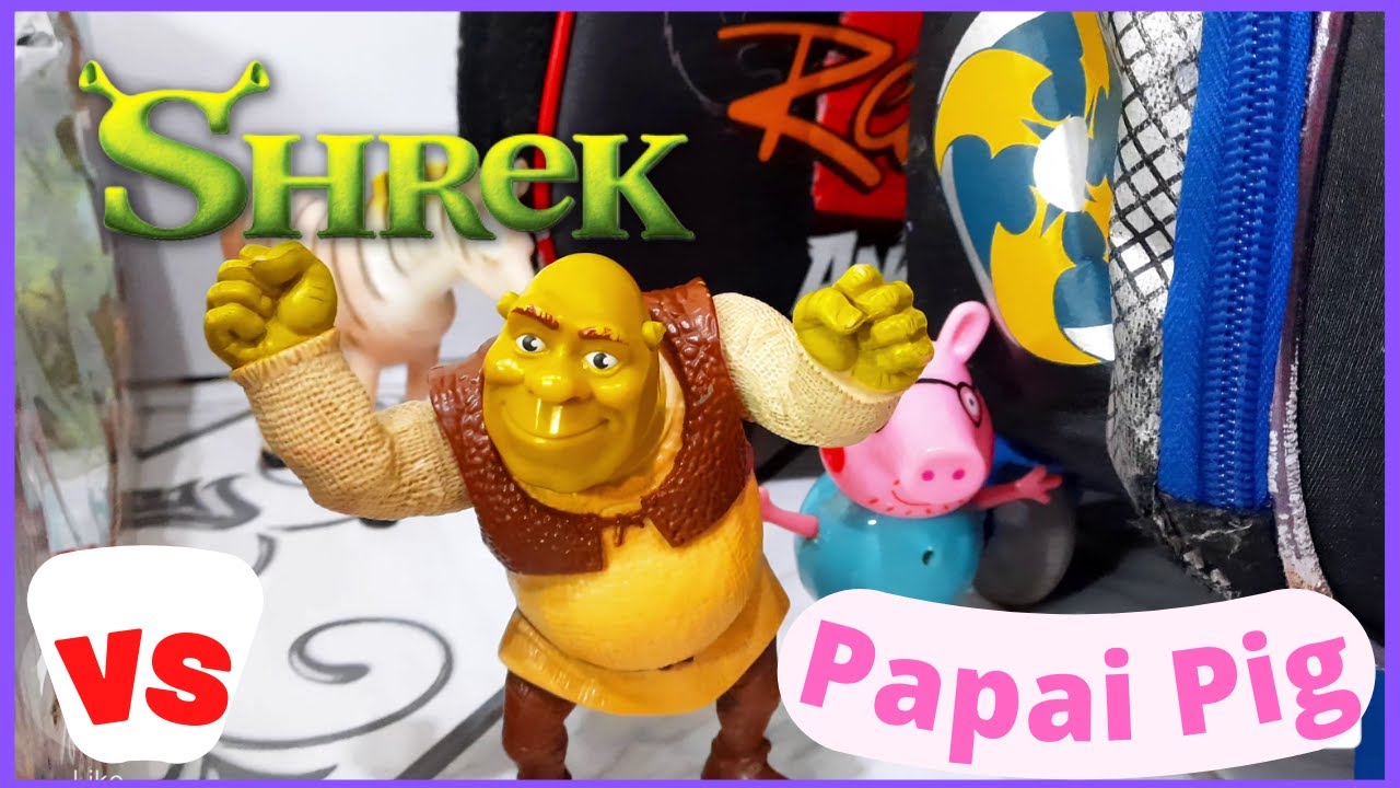 Papai Pig vs Shrek - Quem Ganha Peppa Pig - YouTube