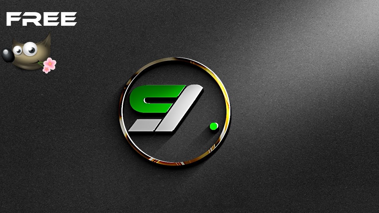 Master Professional Logo Design in GIMP 2025 | FREE 3D Logo Tutorial ...