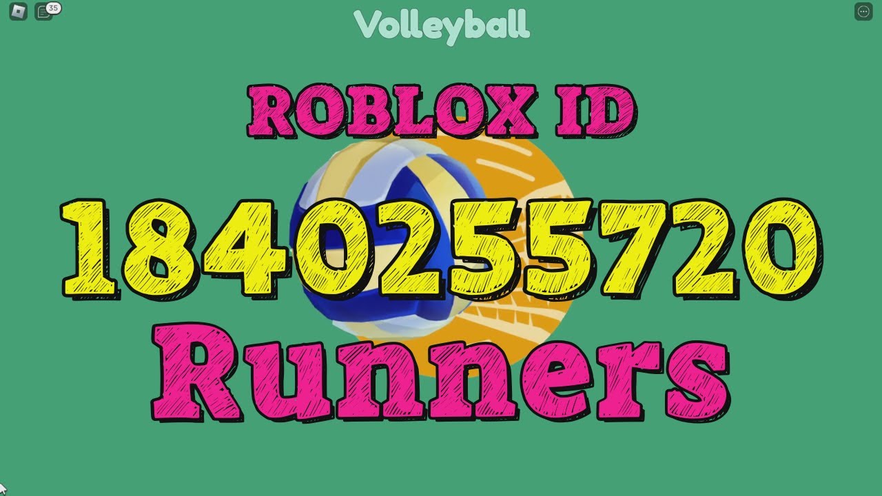 RUNNERS Roblox Song Codes - YouTube