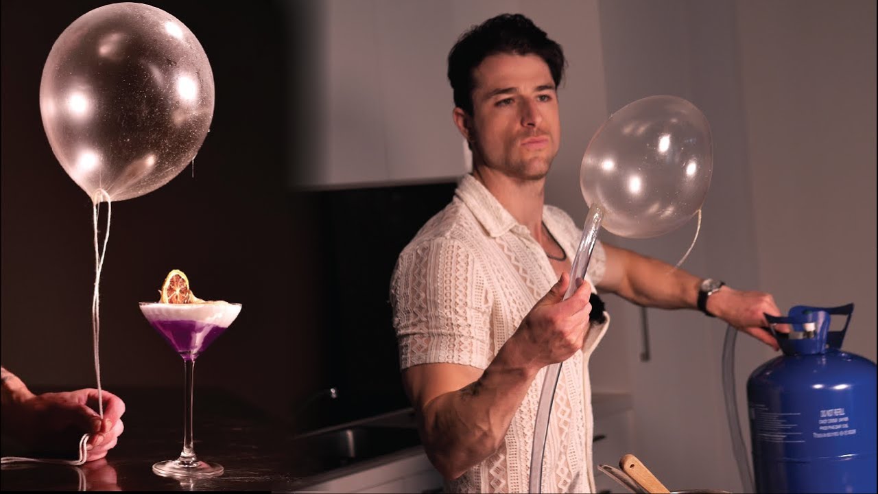 This should be impossible | Edible helium balloon recipe - YouTube