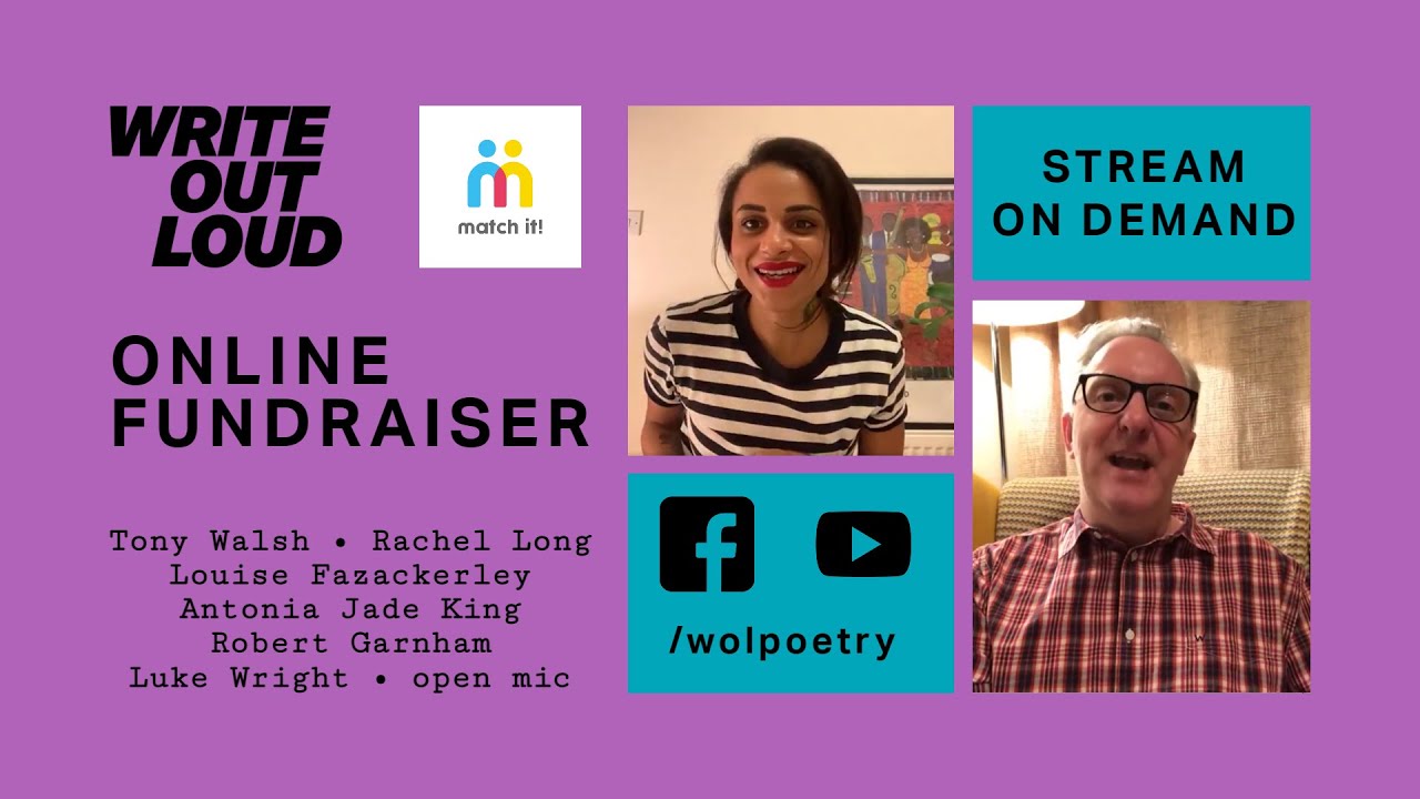 Write Out Loud online fundraiser | 29.01.21 - YouTube