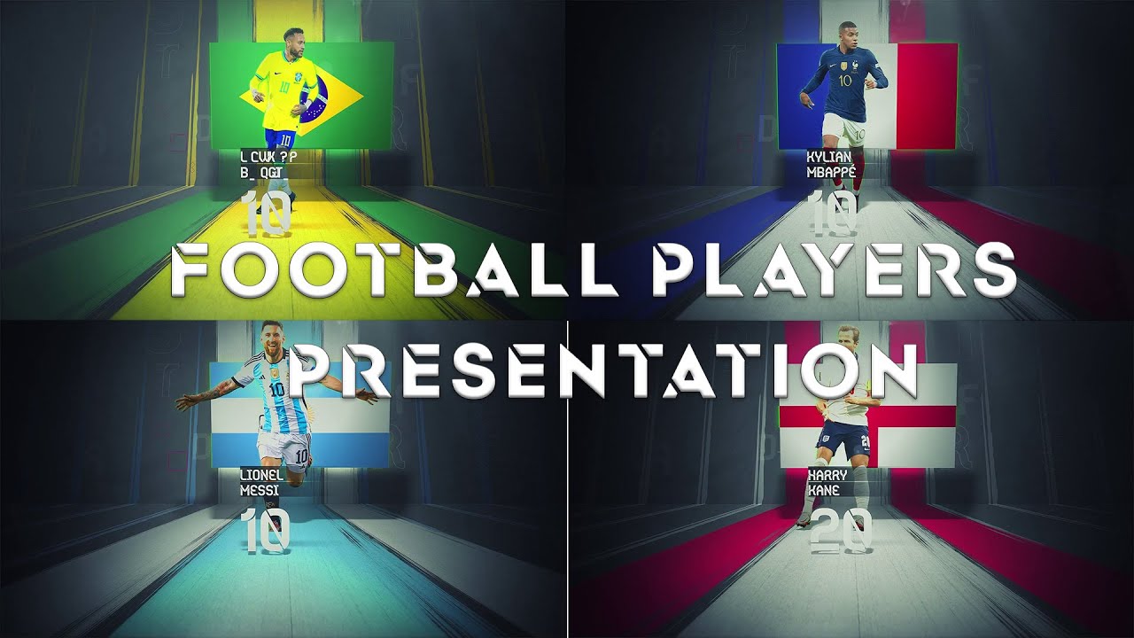 Football Players Presentation - YouTube
