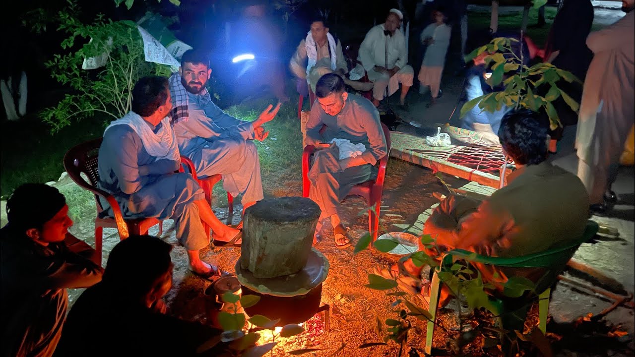 village and friends party | Afghanistan life style | party - YouTube