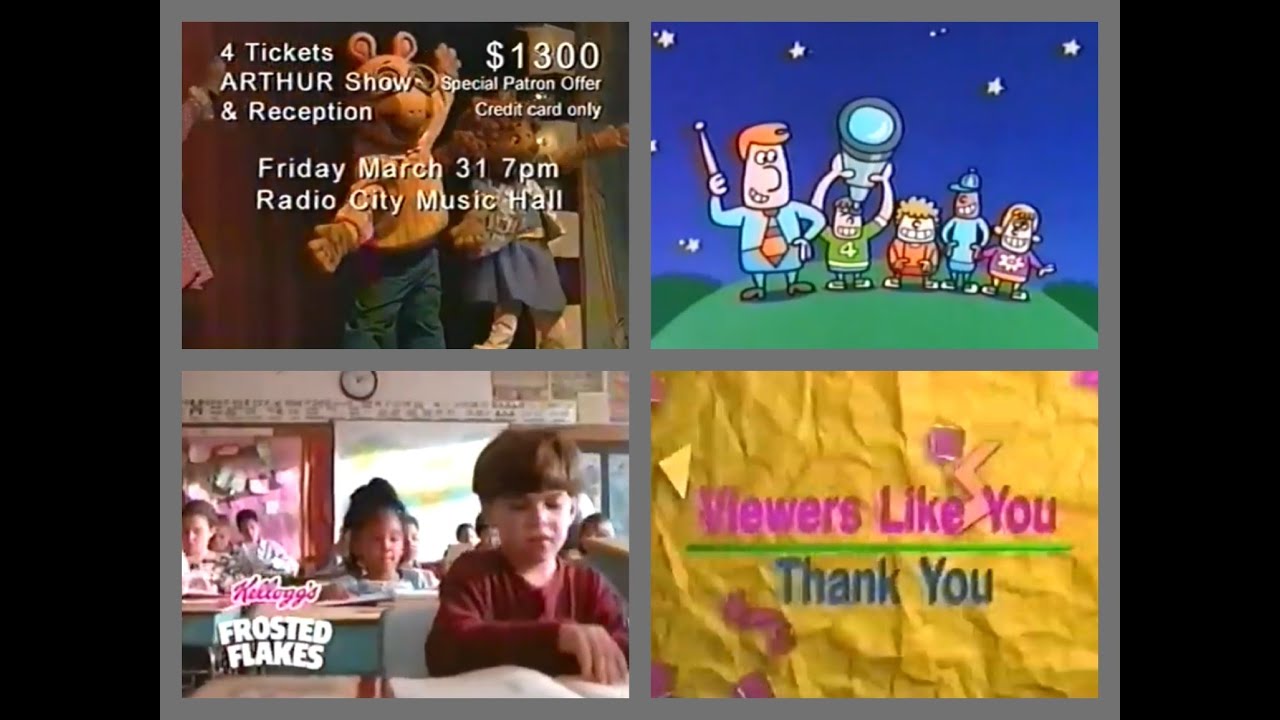 PBS Kids Program Break (2000 WNET) #24 Incomplete - YouTube