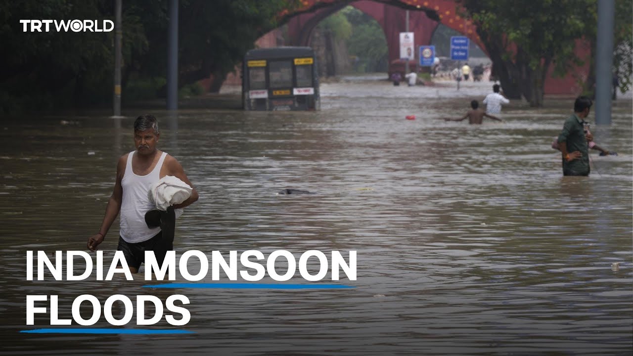 India experiencing worst monsoon rainfall in decades - YouTube
