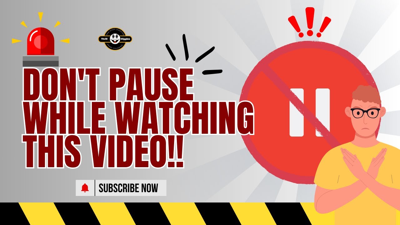 Don't Pause While Watching This Video!! ⏸️😳 - YouTube