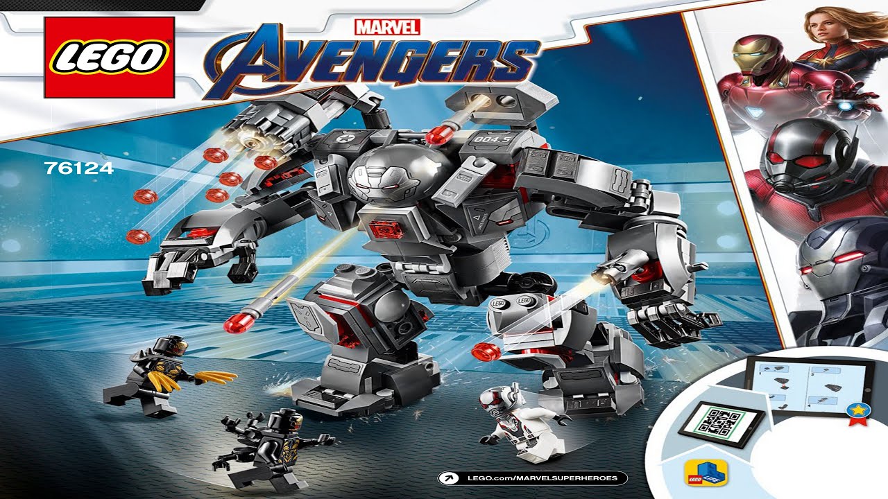 LEGO instructions - Super Heroes - 76124 - War Machine Buster - YouTube