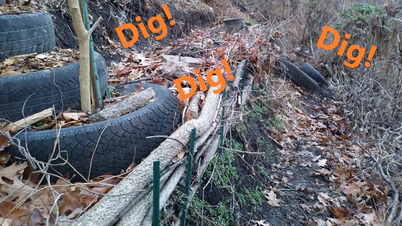 Cliffside terrace earthworks progress today! - YouTube