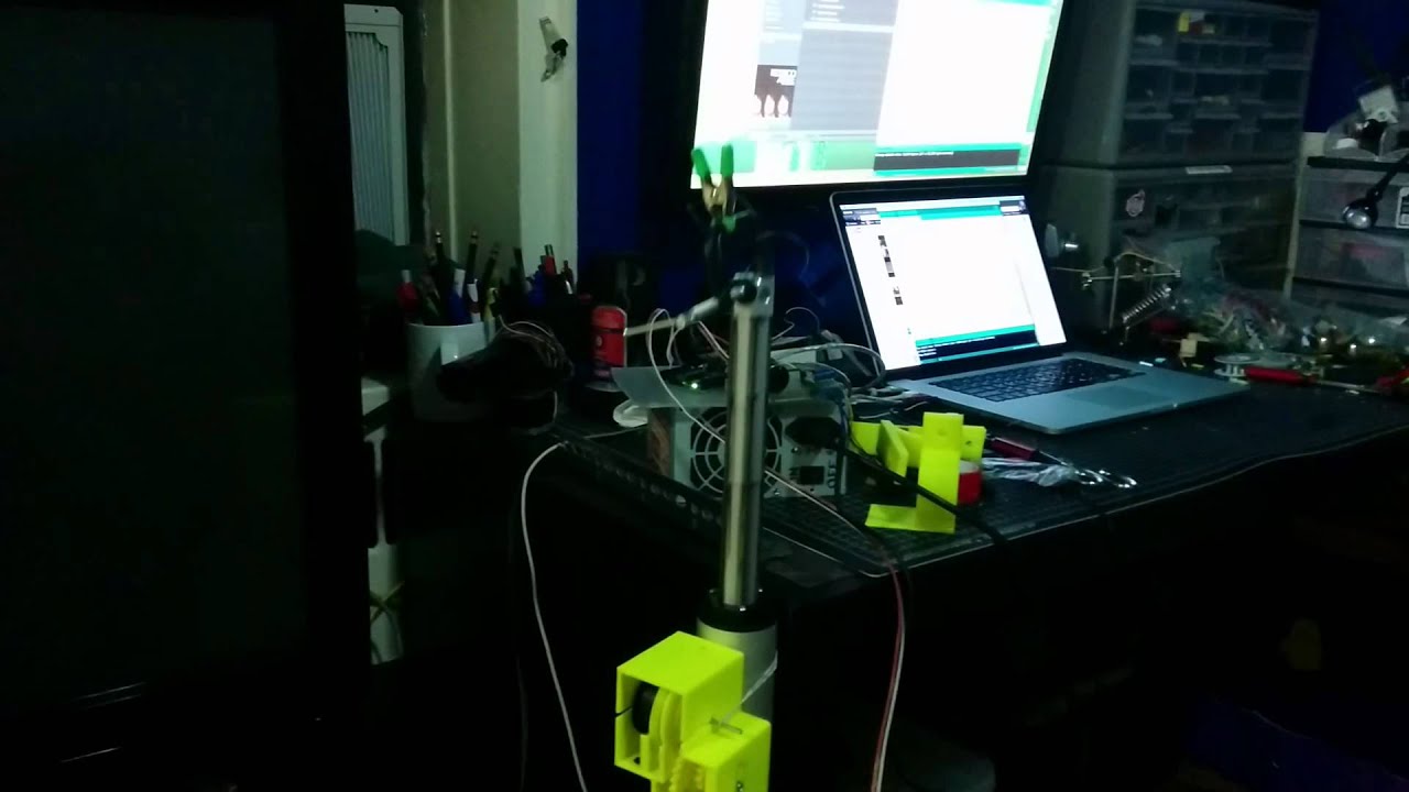 Feedback Potentiometer Gearbox for Linear Actuator - YouTube