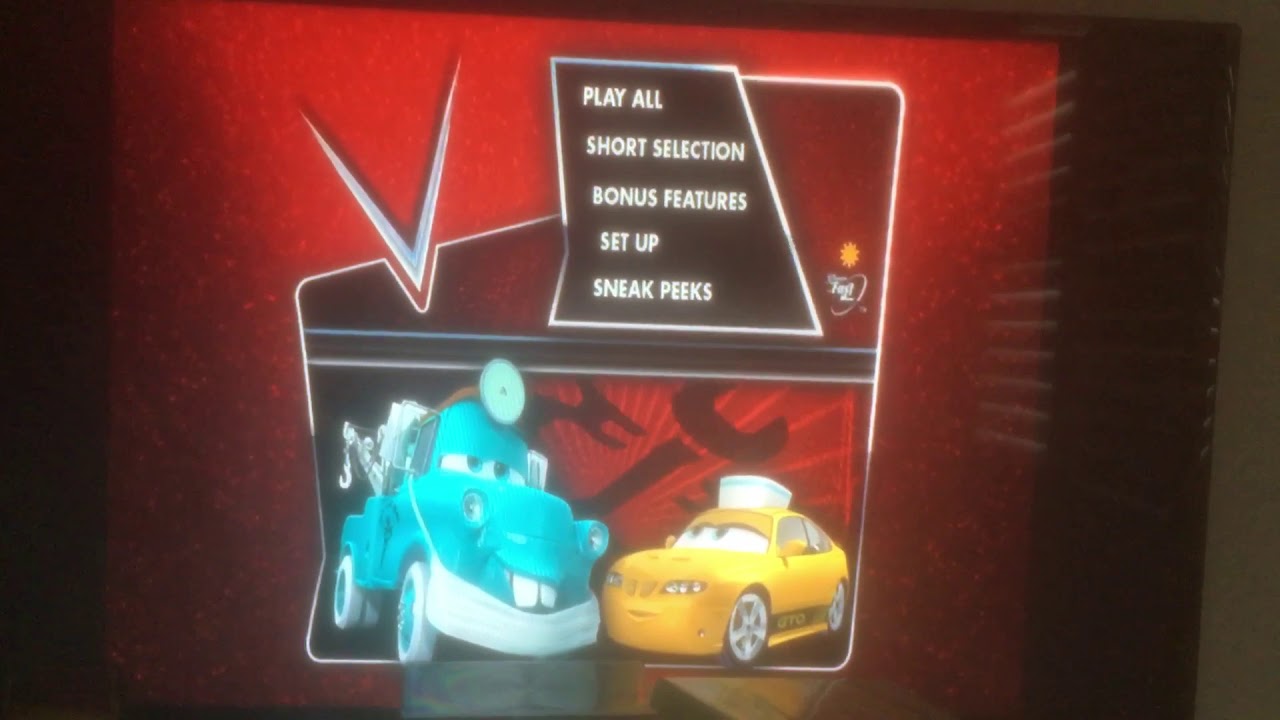 Cars Dvd Menu