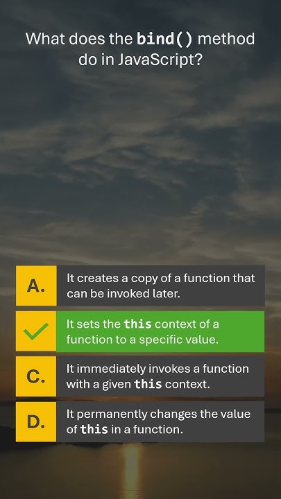 #TestYourJavaScript 10 / 100 JavaScript MCQ & Answer #javascript # ...