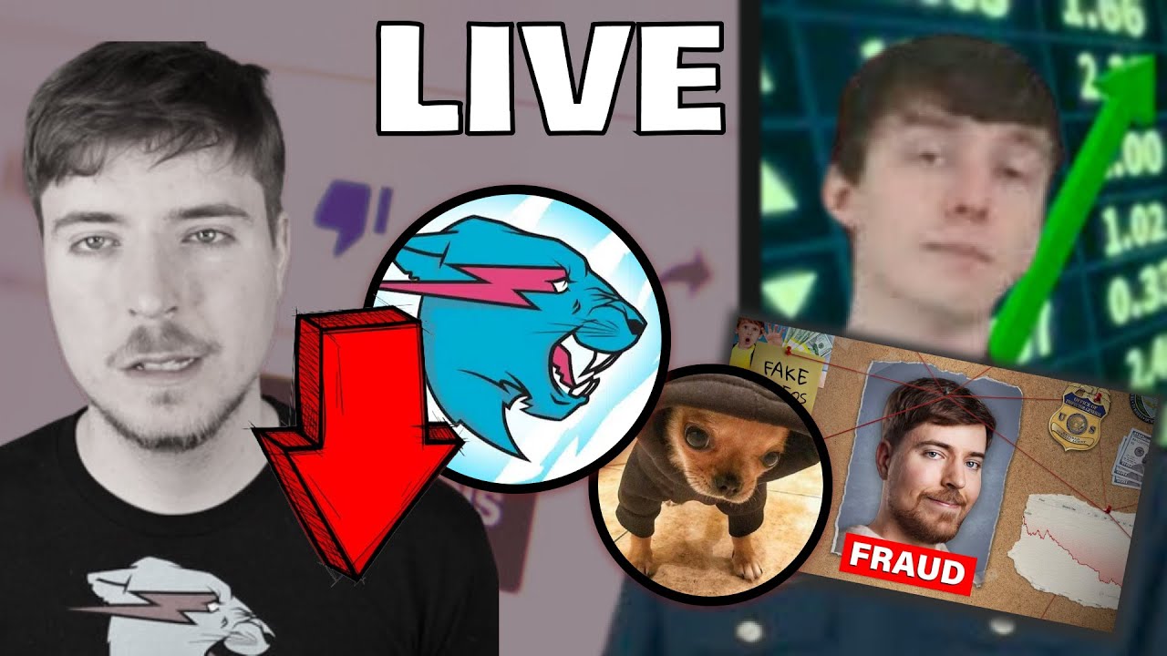 DogPack404 MrBeast Exposé Video PART 2 Countdown! | Live Sub & View ...