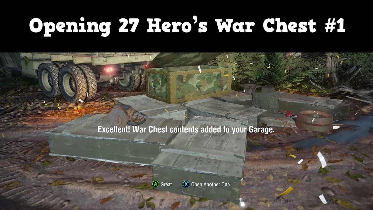 Opening 27 Hero’s War Chest #1 | XBOX ONE | WoT Console - YouTube