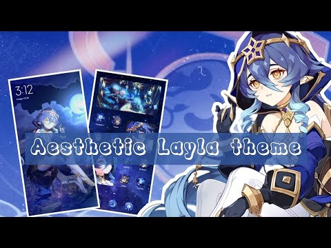 Layla aesthetic home screen 💤 Genshin impact - YouTube