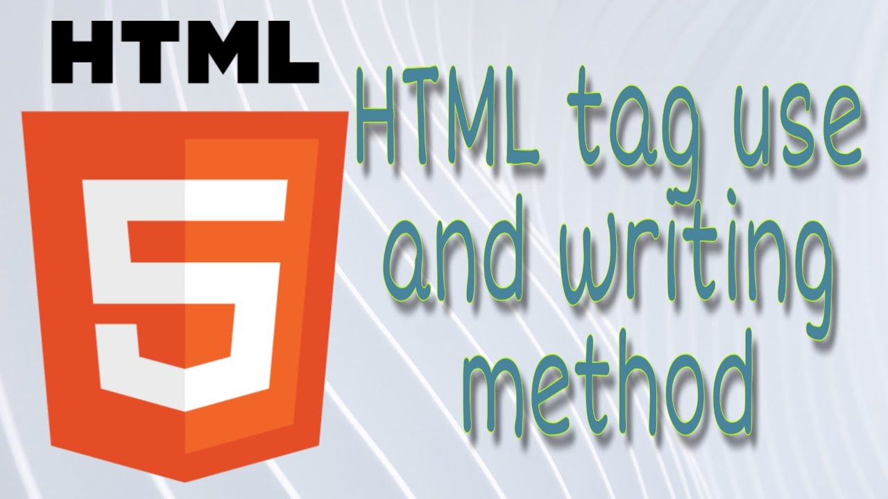Html5 All Tags Use And Writing Method Hindi Urdu Youtube