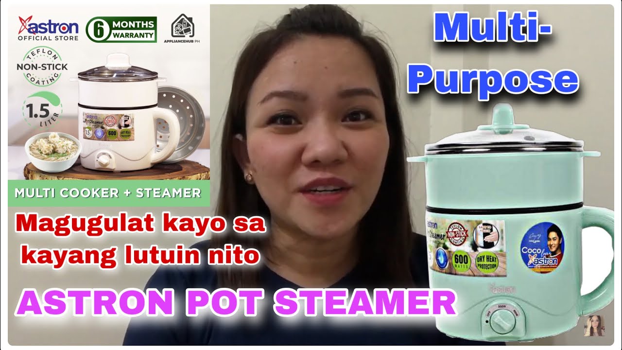 ASTRON POT STEAMER review/actual DEMO/Anu ano ang kayang I luto ...