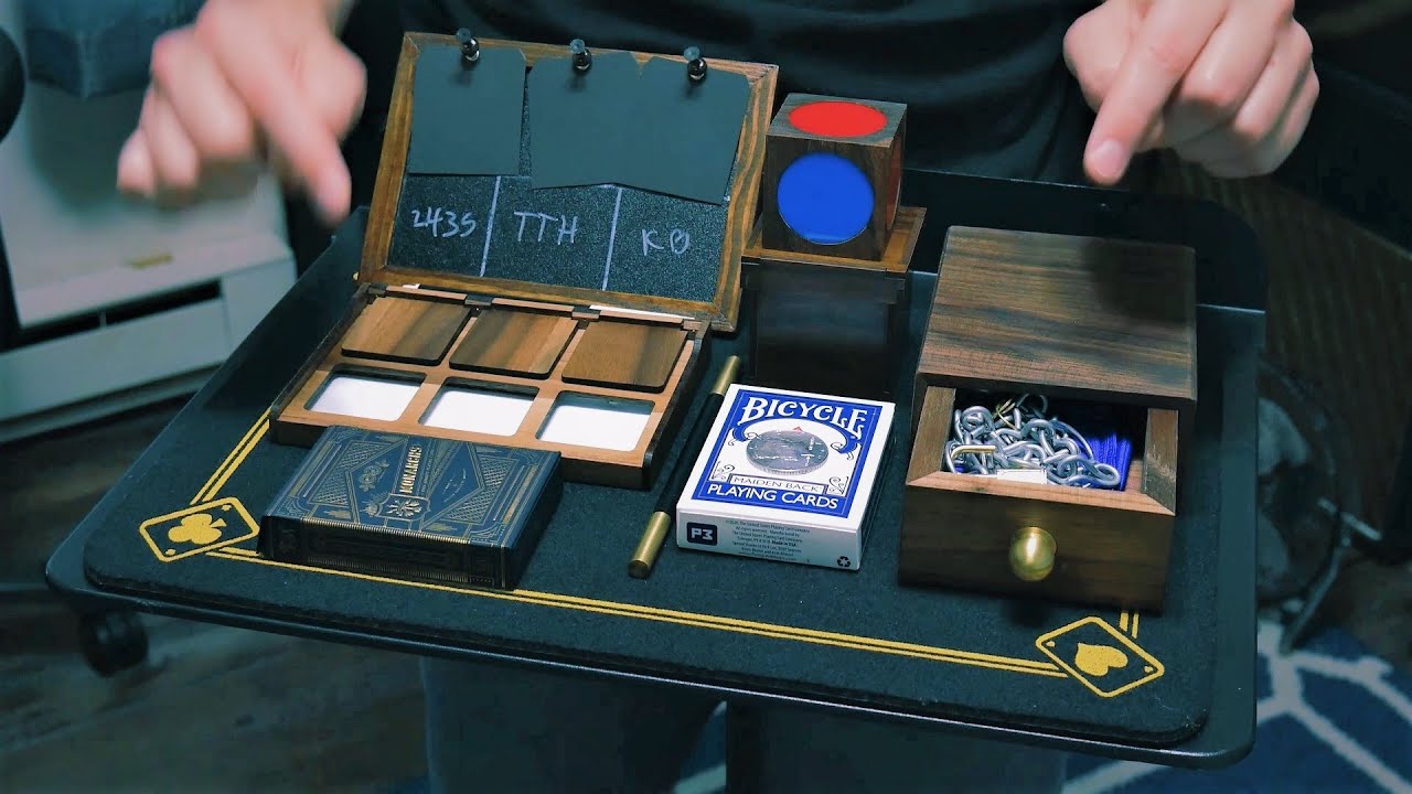 wooden and CLASSY magic trick magic prop collection - YouTube