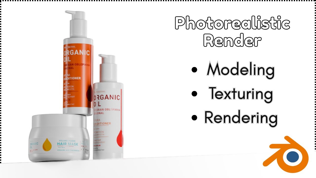 Blender Product Visualization Tutorial | Realistic Cosmetic Bottle ...