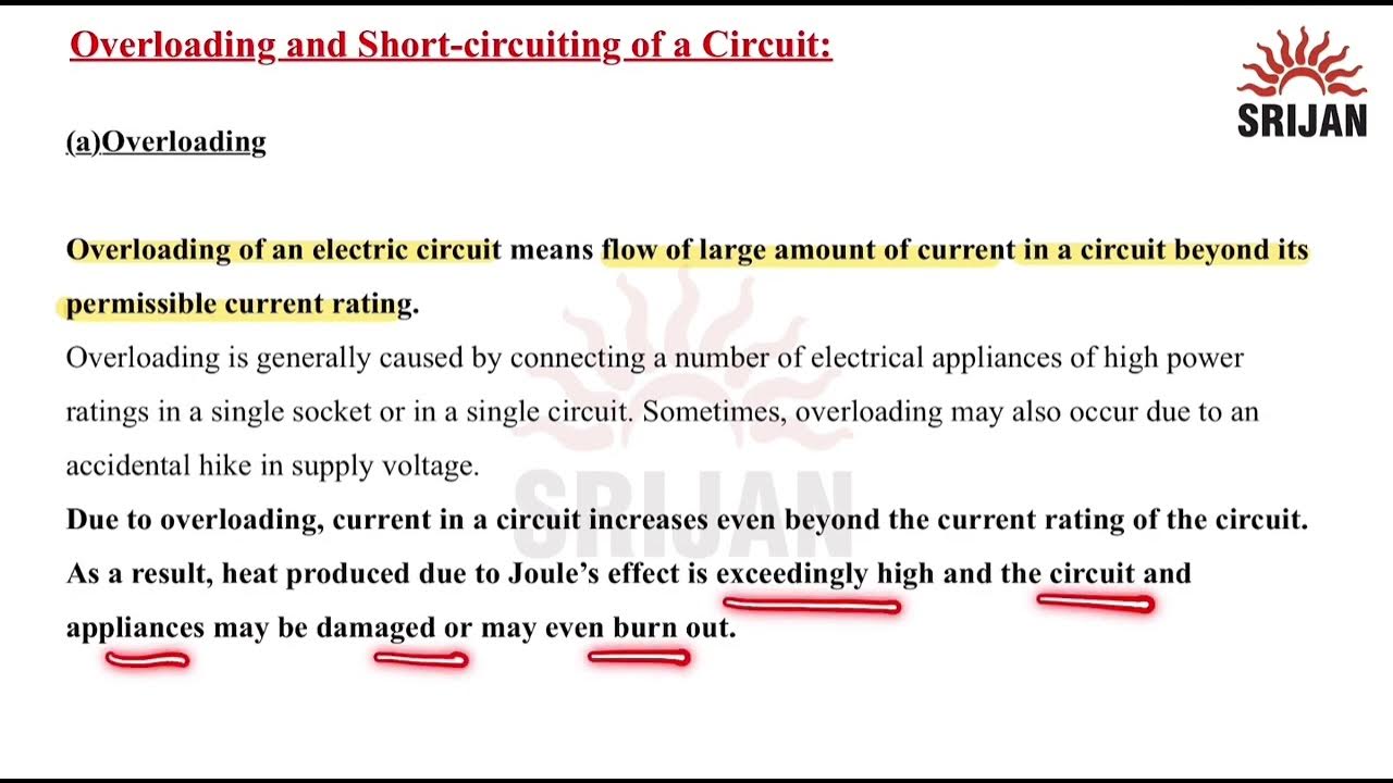 13. Overloading and Short-circuiting of a Circuit - YouTube