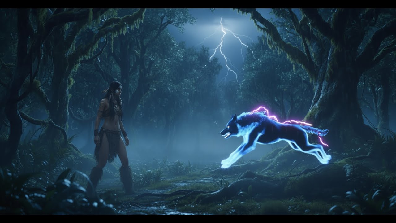 Lightning Wolf: I Made an AI Music Video! - YouTube