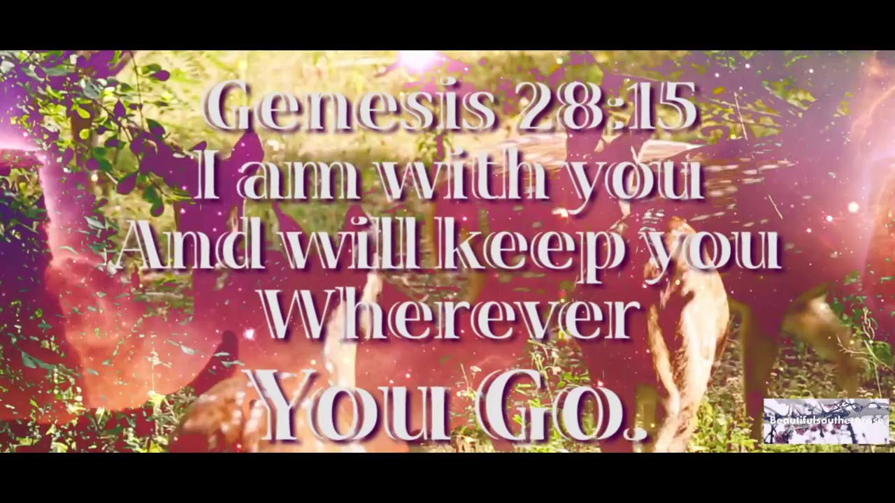 Genesis 28:15 Bible verse. - YouTube