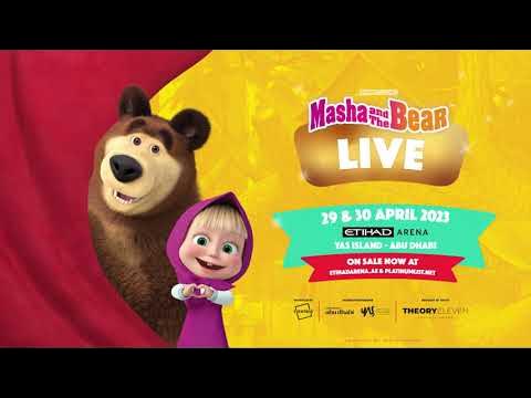 Masha and The Bear LIVE! at Etihad Arena, Yas Island, Abu Dhabi - April 2023 - YouTube