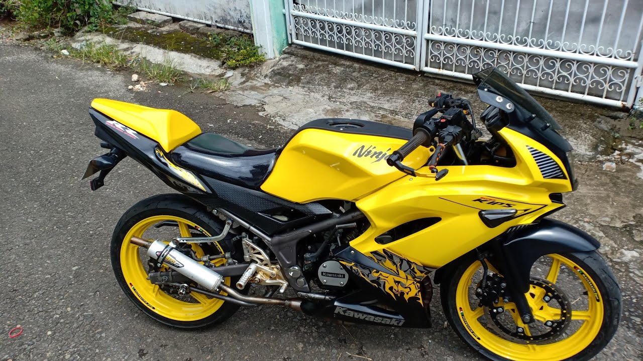 modifikasi ninja rr 2013 kuning ORI, Ninja rr std tampil beda.. - YouTube