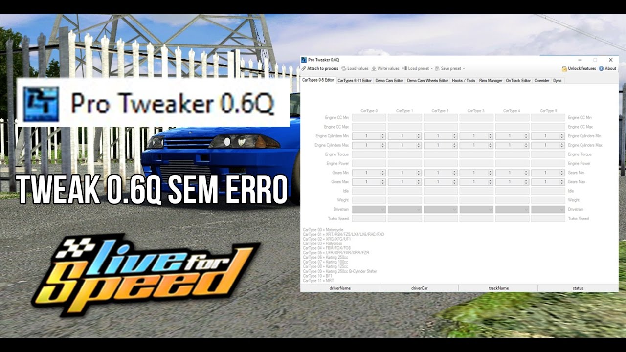 🔵LFS - NOVO TWEAK VERSÃO 0.6Q!! atualizado para ultima versão🔵 - YouTube