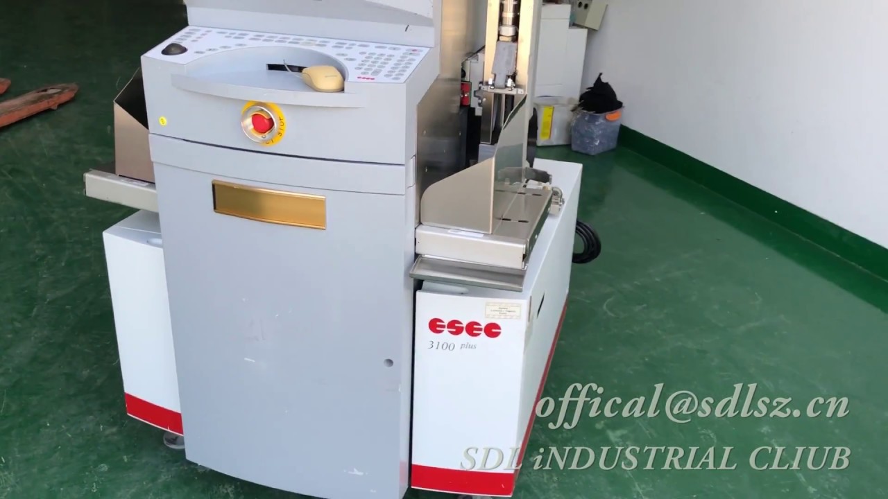 Used ESEC 3100 Plus Wire Bonder For sale - YouTube
