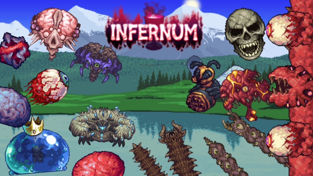 Pre-Hardmode Bosses Fight | Infernum 2.0 - YouTube