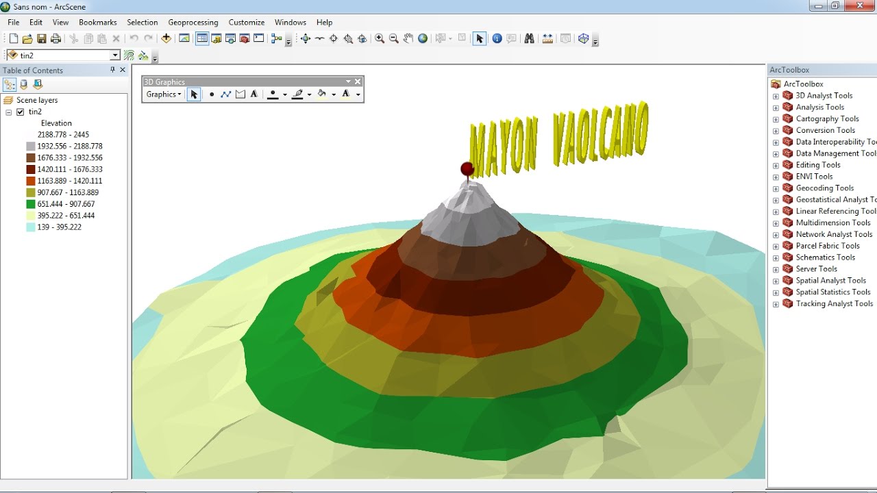 ArcGis edit 3d text in ArcScene - YouTube