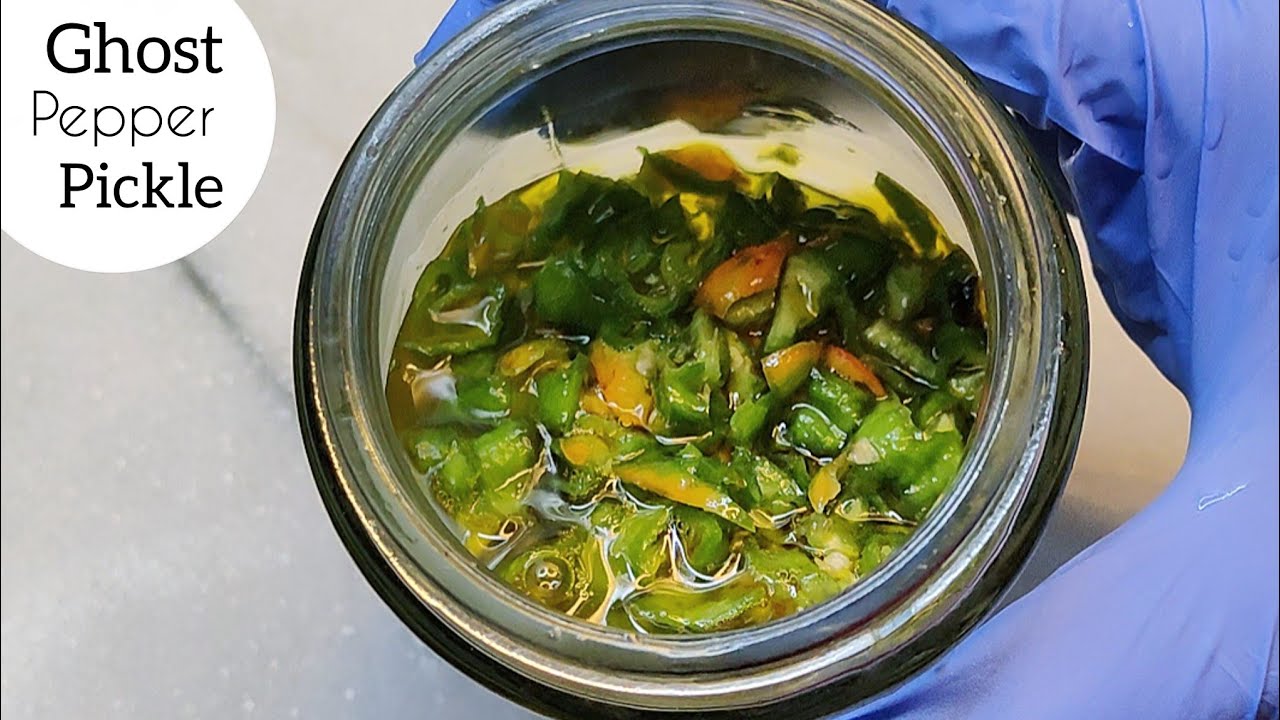 Most Spicy Ghost Pepper Pickle Recipe, Bhoot Jolokia Achar, King Chilli ...