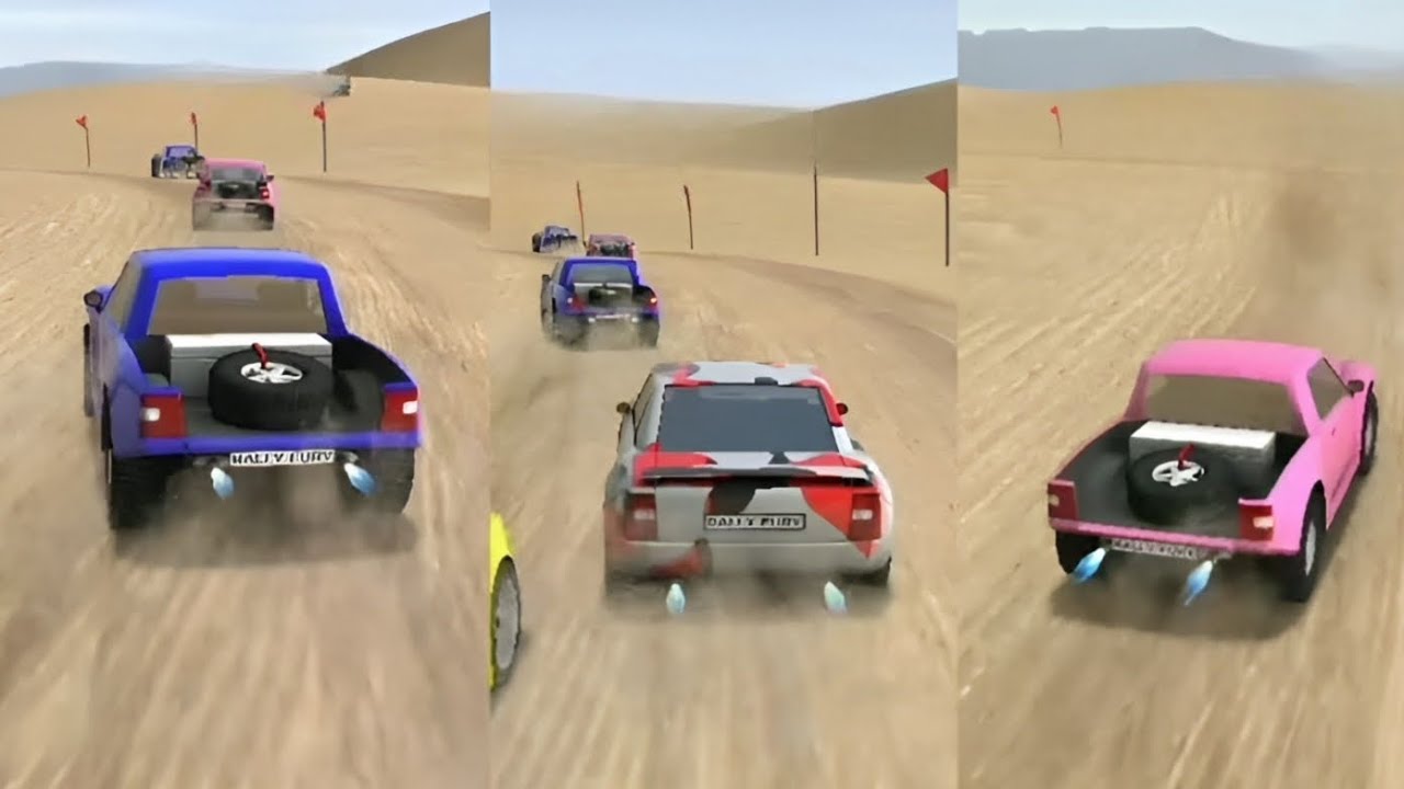 REDBACK VS THUNDER VS REDBACK IN RALLY FURY - YouTube