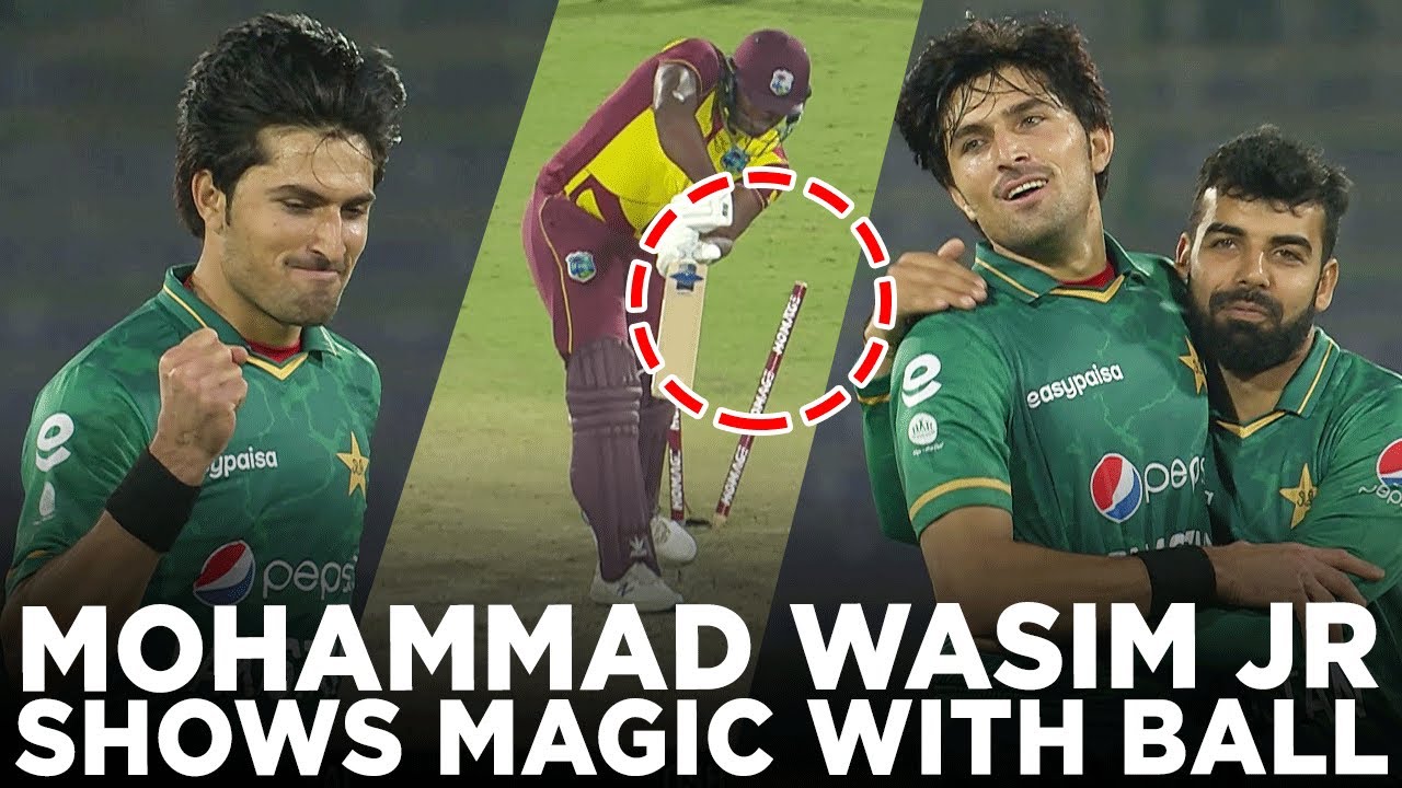 Mohammad Wasim Jr. Shows His Magic | Grabs 4 wickets in T20s vs West Indies, 2021 | PCB | MK2A ...