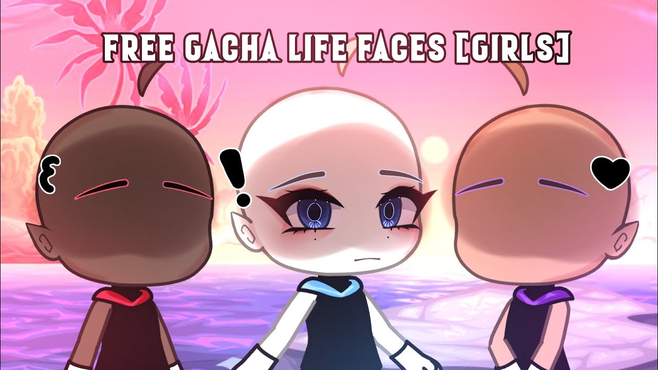 [🌷] gacha life free faces !! [ 𝗴𝗶𝗿𝗹𝘀 ] check desc + pin comment ! 🐇 ...