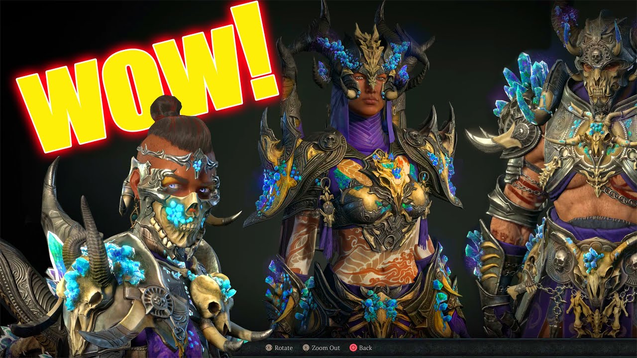 Diablo 4 Season 3 Reviewing ALL 5 Vitreous Malevolence Skins. WOW ...