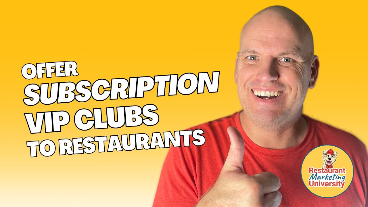 Offer Restaurant Subscription VIP Clubs (for Influence Marketers) - YouTube