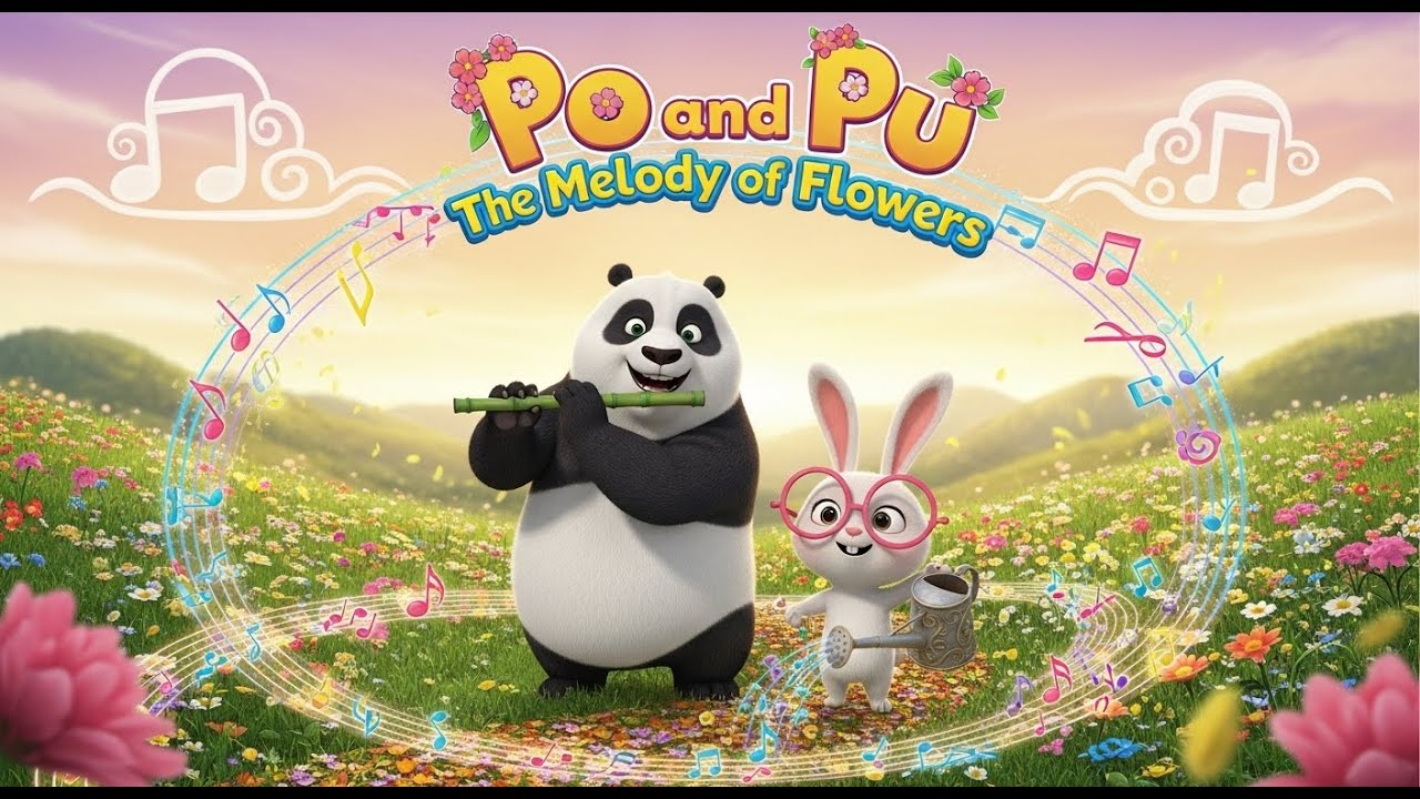 PANDA & ROLLY Adventures #18 | Po and Pu The Melody of Flowers - YouTube