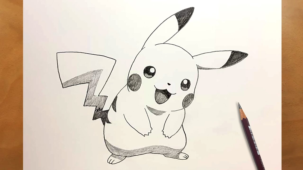 How to Draw Cute Pikachu || Pokémon Drawing for Beginners || Anime ...