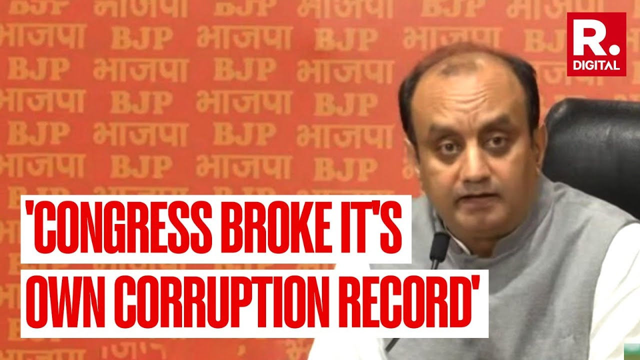 Congress Broke It's Own Corruption Record, Says Sudhanshu Trivedi - YouTube