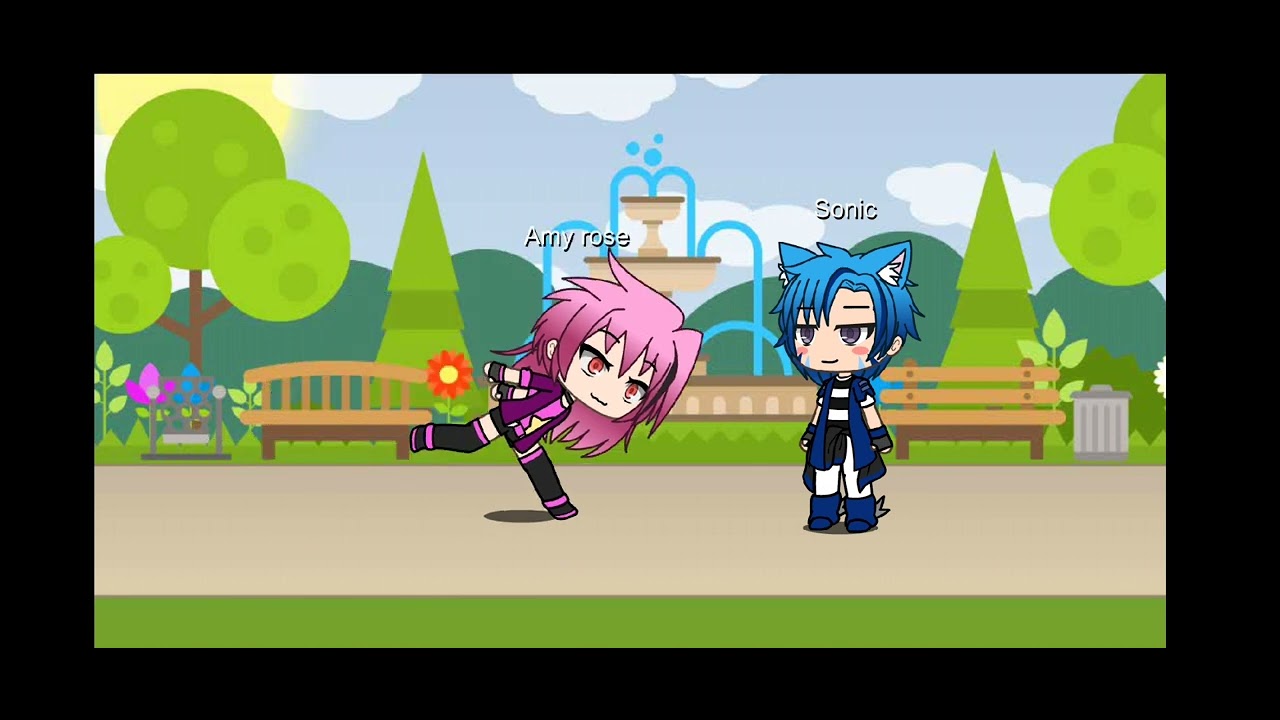 🎦Amy rose y Sonic gacha life 💥 - YouTube