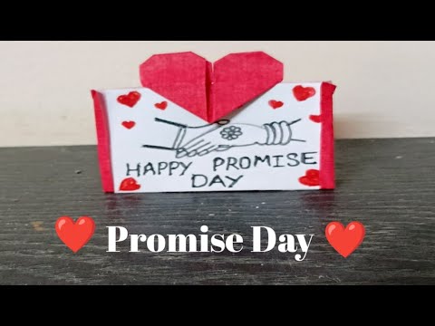 Handmade Promise Crafts | Promise Day Craft | Happy Promise Crafts ...