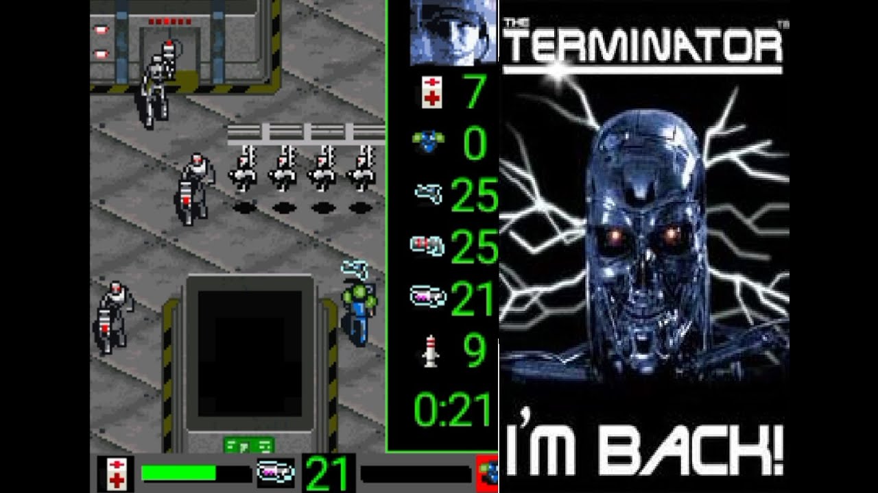 The Terminator: I'm Back! (Java Game) - playthrough - YouTube