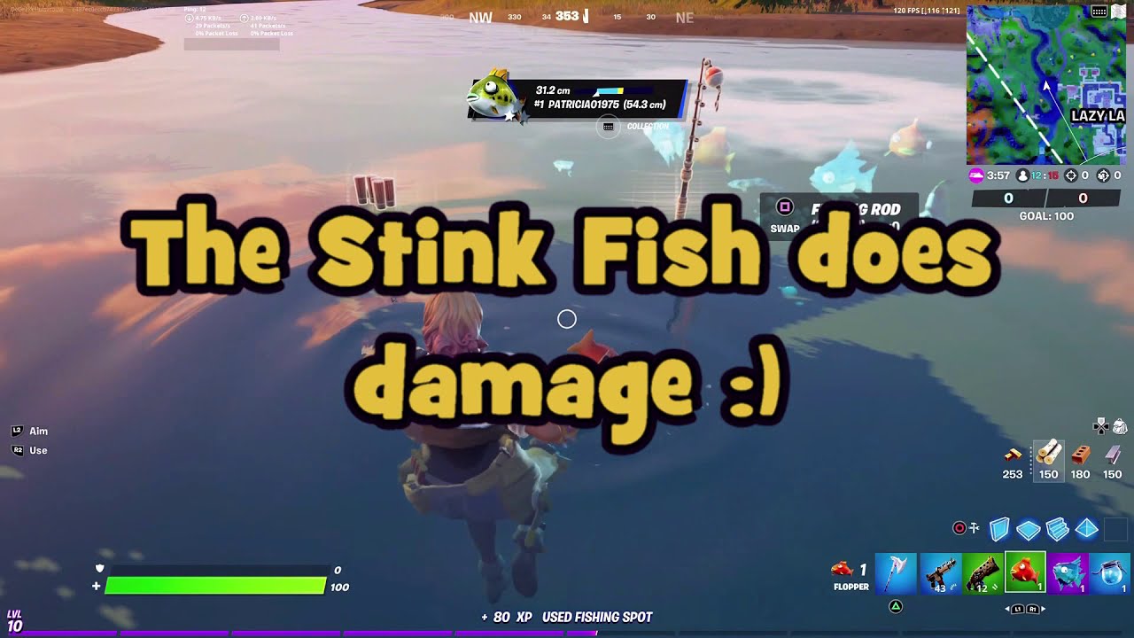 Fortnite Fish Collection season 6 Cuddle Fish and Stink Fish NEW - YouTube